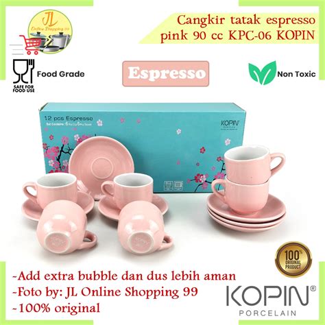 New Cup Set 6pairs Pink Espresso Kpc 06mini Coffee Cup Set 90ml