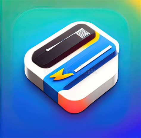 Sports Management Software App Style Icon Generative Ai Stock Illustration Illustration Of