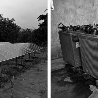 2 Photographs Of A Mini Grid At The Field Site Notice The Solar Panels Download Scientific