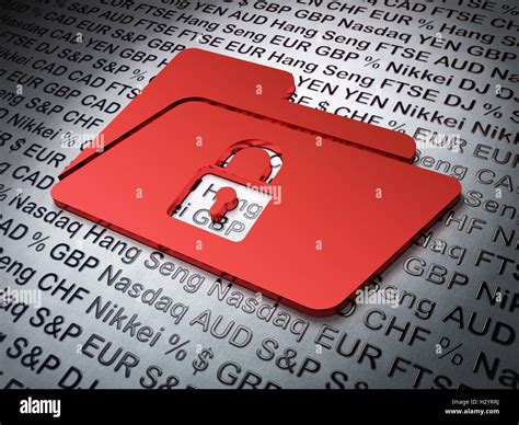 Finance Concept Folder On Money Background Stock Photo Alamy
