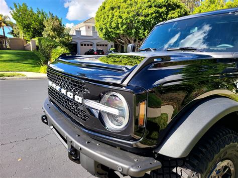 Iag I Line Hood Deflector Gloss Black On Black Bronco Looks Like Oem