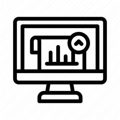 Business Report Computer Analysis Technology Statistics Icon Download On Iconfinder