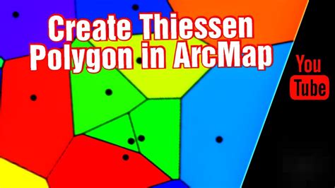 Create Thiessen Polygon In Arcmap Youtube