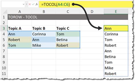 Top New Excel Functions In Office 365 Vstack Textsplit Tocol Drop