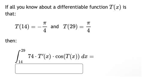 Solved If All You Know About A Differentiable Function T X