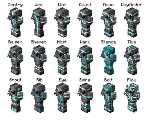 Armour Trims Minecraft Minecraft Anleitung Minecraft Möbel