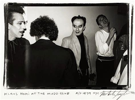 Nicholas Taylor Mudd Club Photograph New York City 1979 Mudd Club By