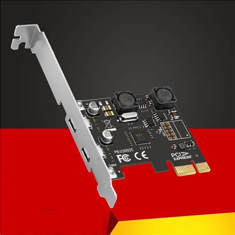 Pcie Usb Add On Card Pci Express X1 To Usb 3 0 5gbps 2 Port Type C