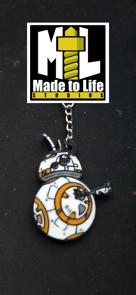Stylized Bb8 Keychain By Made To Life Studios Makerworld