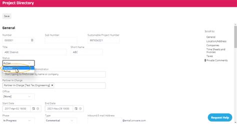 How Do Inactivate A Project Onware Help Center