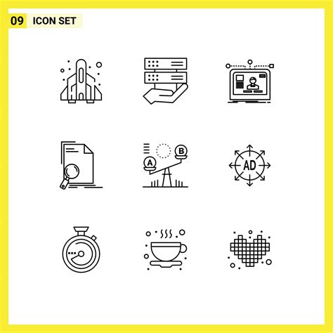 User Interface Pack Of 9 Basic Outlines Of Page File Interface Document User Interface Pack Of 9 Basic Outlines Of Page File Interface Document