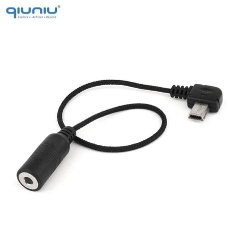 Qxtnbg Qiuniu Mini Usb 35mm Audio Jack Microphone Adapter Cable Wire