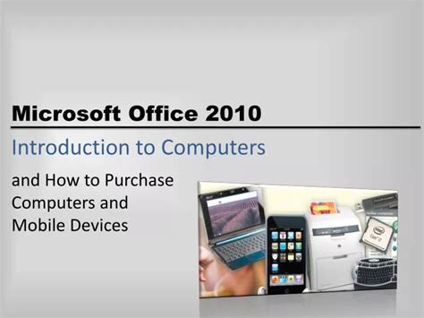 PPT Introduction To Computers PowerPoint Presentation Free Download ID