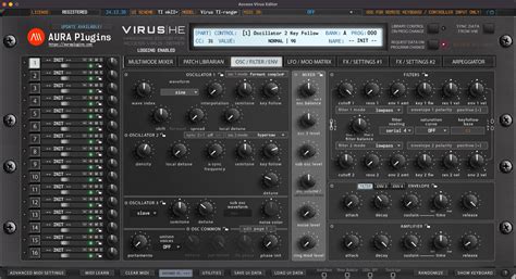 Access Virus Editor How Total Recall Works Aura Plugins