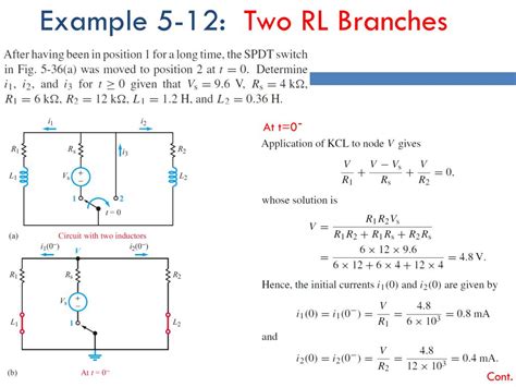PPT RC And RL First Order Circuits PowerPoint Presentation Free Download ID