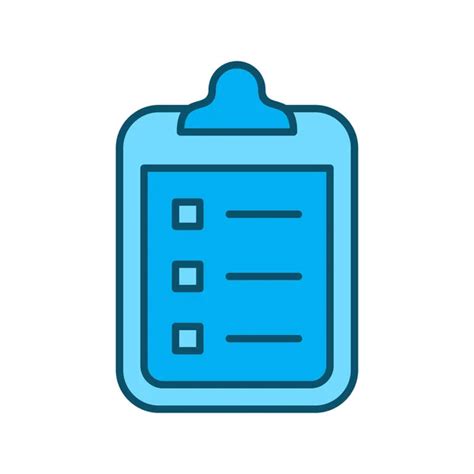Check List Icon Isolated Abstract Background Stock Vector By