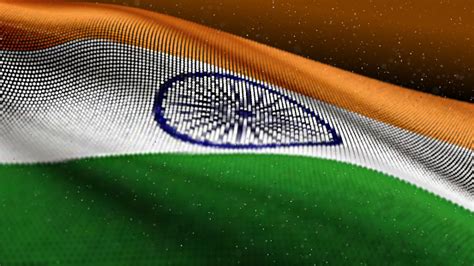 인도 플래그 인도 플래그 텍스처와 추상 빛나는 입자 물결 모양 표면입니다 8k 3d 일러스트레이션 0명에 대한 스톡 사진 및 기타 이미지 Istock