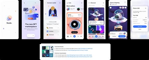 nd crypto nft ios ui kit free figma template for uncategorized