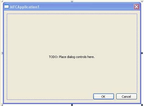 C Creating A Simple Dialog Application Windows Of Type Dialog Based