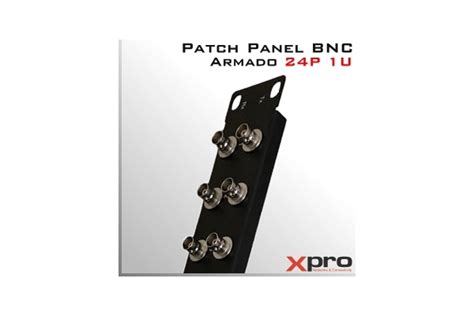 Patch Panel Bnc 24 Puestos 1u Hembra Hembra