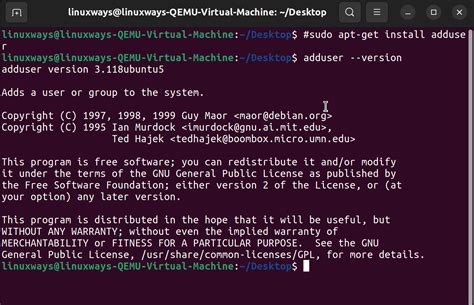 how to use the “adduser” command in linux with examples linuxways
