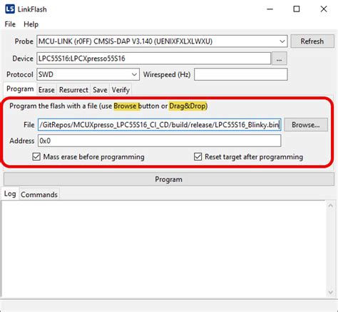Nxp Linkserver 24975 New Gui For Flash Programming Mcu On Eclipse