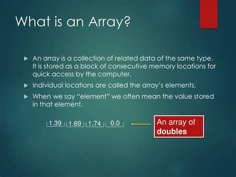Arrays Ics2o Ppt Download Arrays Ics2o Ppt Download