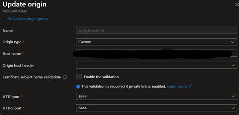 Azure Frontdoor Using Wrong Port To Forward Traffic To Aks Microsoft Qanda