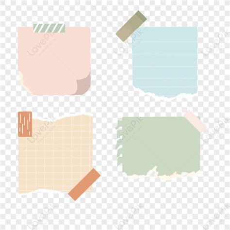 간단한 포스트잇 메모지 일러스트 종이 상표 분홍 Png 일러스트 무료 다운로드 Lovepik
