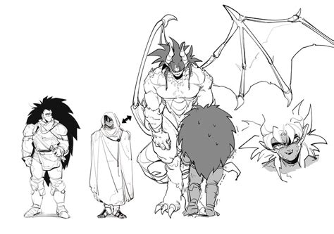 Raditz And Tullece Dragon Ball And 1 More Drawn By Camocat Turlerad