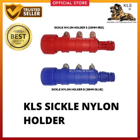 Kls Sickle Nylon Holder Red And Blue Pengunci And Pemegang Sabit