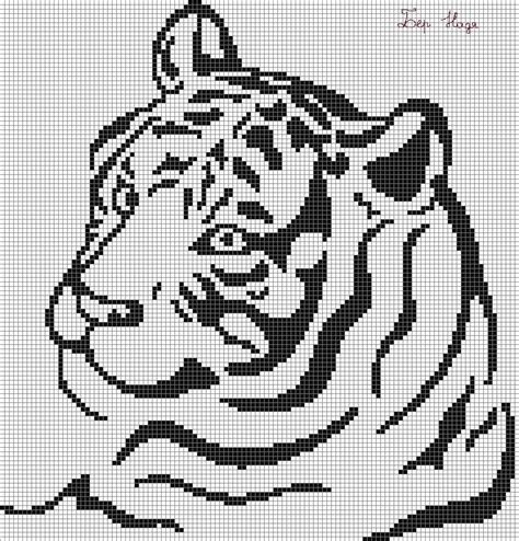 Tiger Cross Stitch Pattern