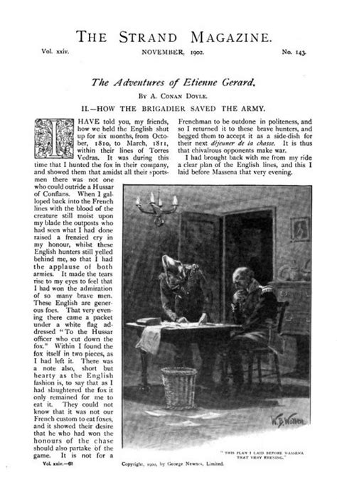How The Brigadier Saved The Army The Arthur Conan Doyle Encyclopedia