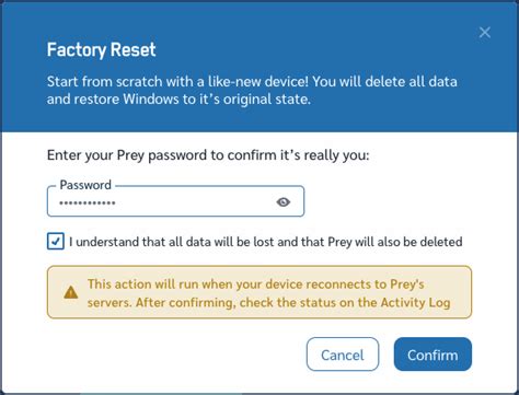 How To Restore Your Windows Device To Factory Settings Prey Knowledge Base