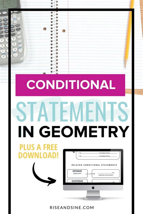 Conditional Statements In Geometry Math Blog Geometry Lessons High