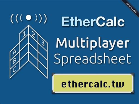 Ethercalc Multiplayer Spreadsheet