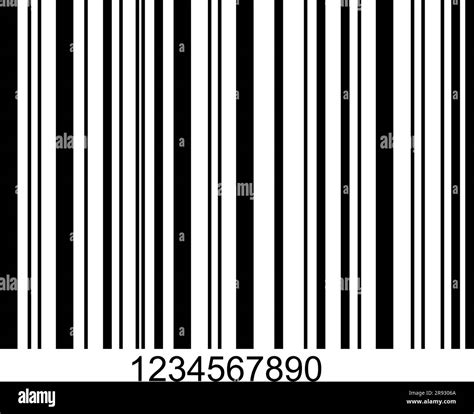 Bar Code Label Template Isolated On White Background Barcode Icon