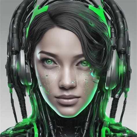 Premium Photo Landing Page Personal Virtual Ai Voice Assistant Called Naya Use Dark Theme