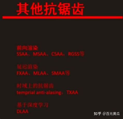 图形 抗锯齿概论 知乎