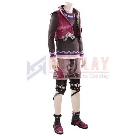 Xenoblade Shulk Costume Xc2 Shulk Cosplay Red Suit