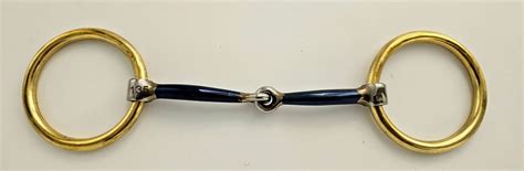 Brass Loose Ring Sweet Iron Snaffle 10mm — Toprail Equine