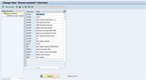 KBXXN CUST SAP Tcode Define Posting Variants