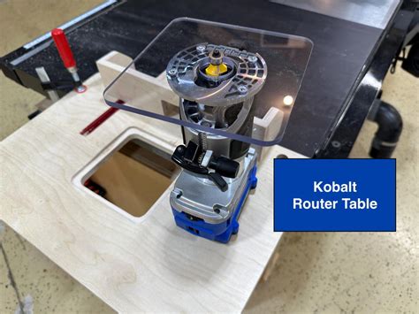 Router Table And Fence System For Kobalt 24 Volt Max Router Diy Etsy