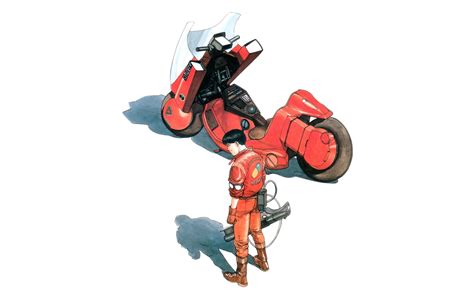 Akira Hd Wallpaper Shotaro Kaneda And His Iconic Ride By Katsuhiro Otomo