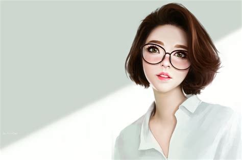 Women Wear Glasses Wallpapers Wallpaper Cave