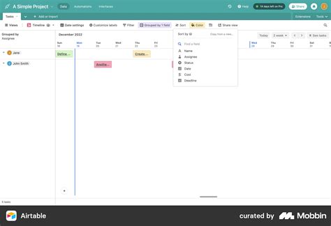 Airtable Web Screen | Mobbin