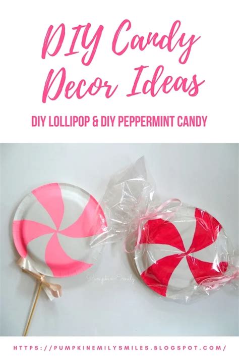 Lollipop Paper Plate Craft 70pcs Peppermint Candy Paper