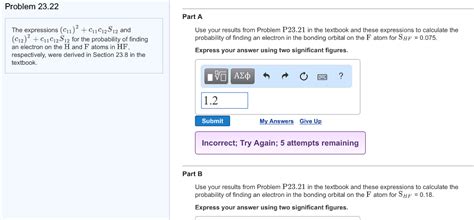 Solved Part C Use Your Results From Problem P2321 In The