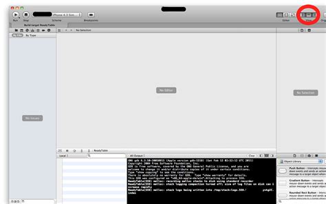 Xcode4 Console Missing In Xcode 4 Stack Overflow