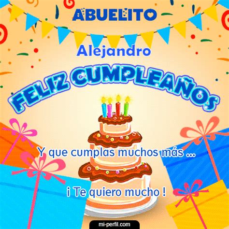 Feliz Cumplea Os V Alejandro Tarjetas Gif Online